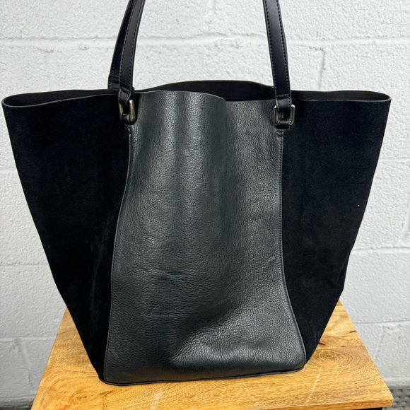 margot | Bags | Margot Black Leather Tote Bag | Poshmark